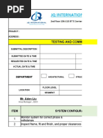 Checklist For Installation of BMS M Tower PDF | PDF | Calibration ...