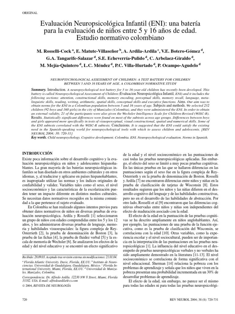 Test Eni | PDF | Intelligence | Validity (Statistics)