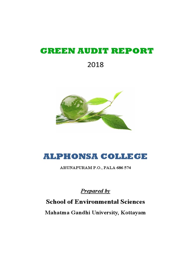 Green Audit Report: Alphonsa College | PDF | Greenhouse Gas | Carbon ...