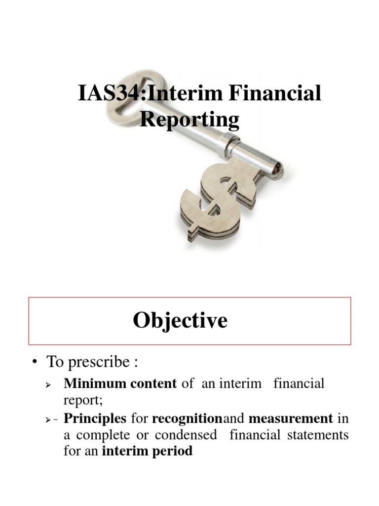 IAS34:Interim Financial Reporting | PDF | Financial Statement | Income ...