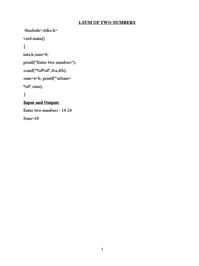 CS8261 C Programming Lab Manual With All 18 Programs | PDF | Body Mass Index | Pointer (Computer ...