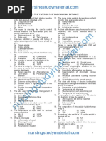 SNB Exam Sample Questions for Nurses | PDF | Hypoglycemia | Hypertension