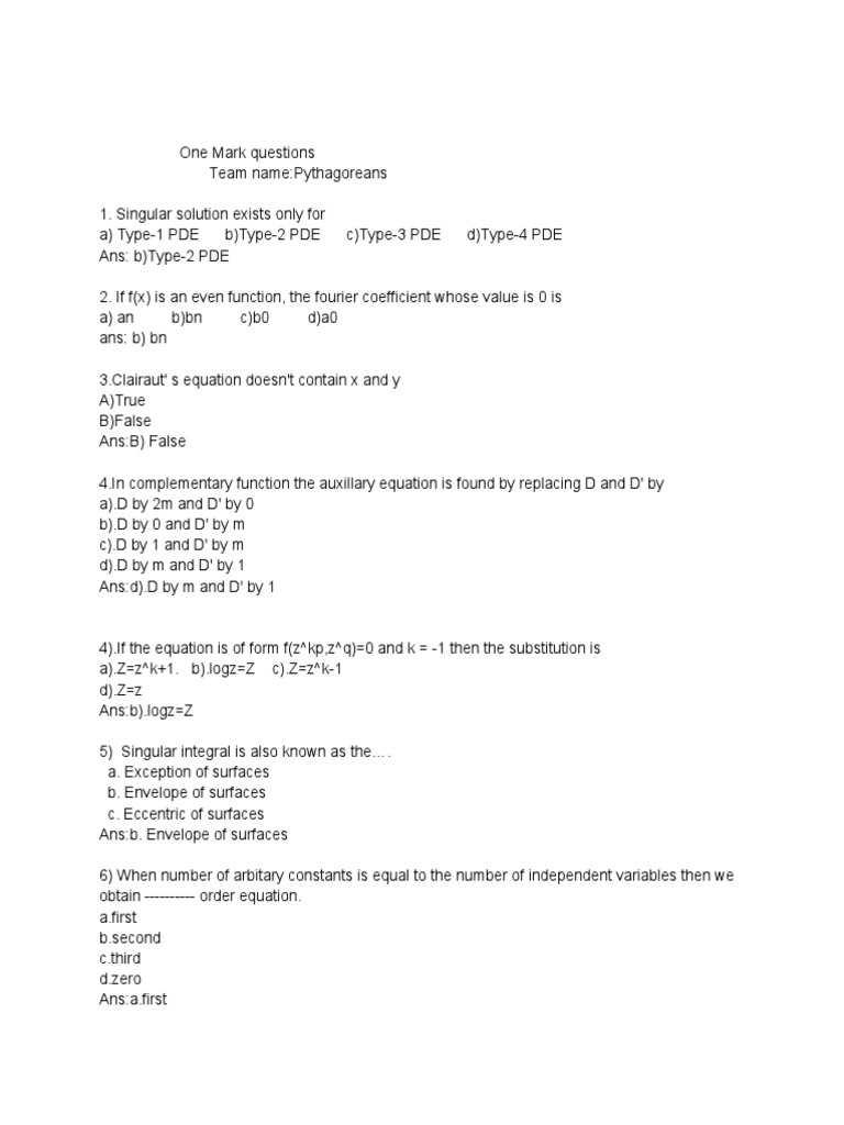 Tpde Assignment | PDF | Partial Differential Equation | Differential Equations
