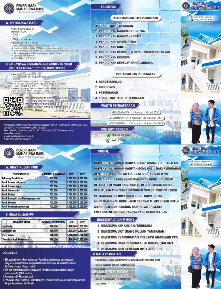 Brosur Unim Bone Revisi | PDF