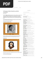 Famous Scientist and Their Contribution | PDF