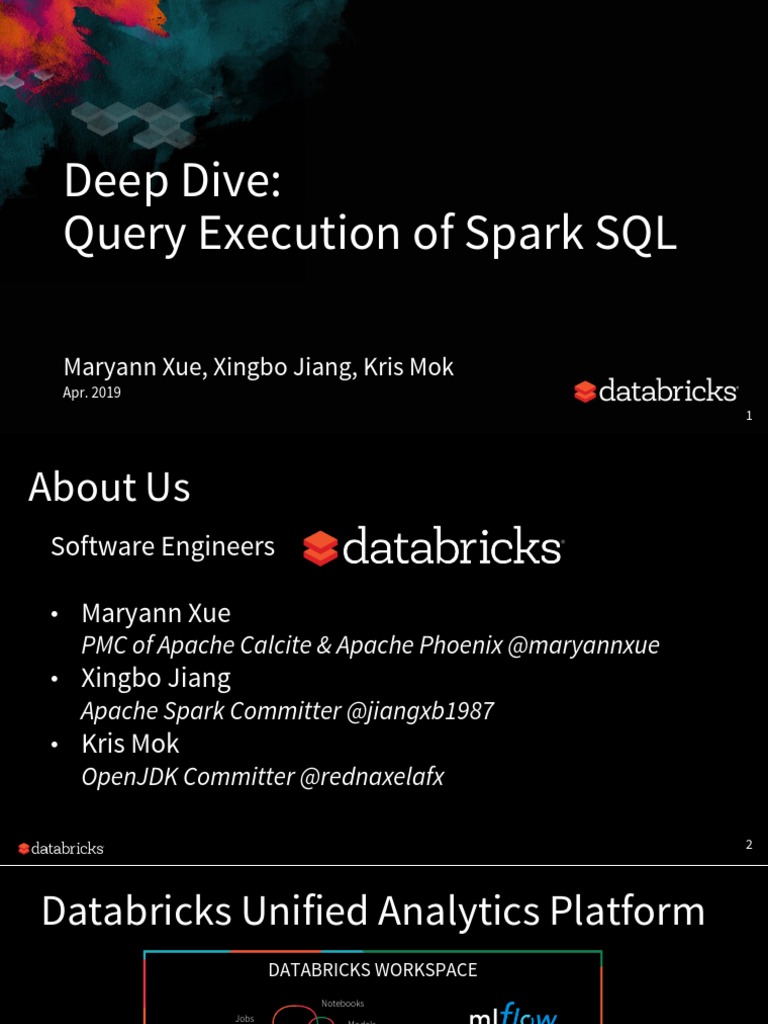 A Deep Dive Into Query Execution Engine Of Spark Sql Pdf Apache Spark Data Management 4033