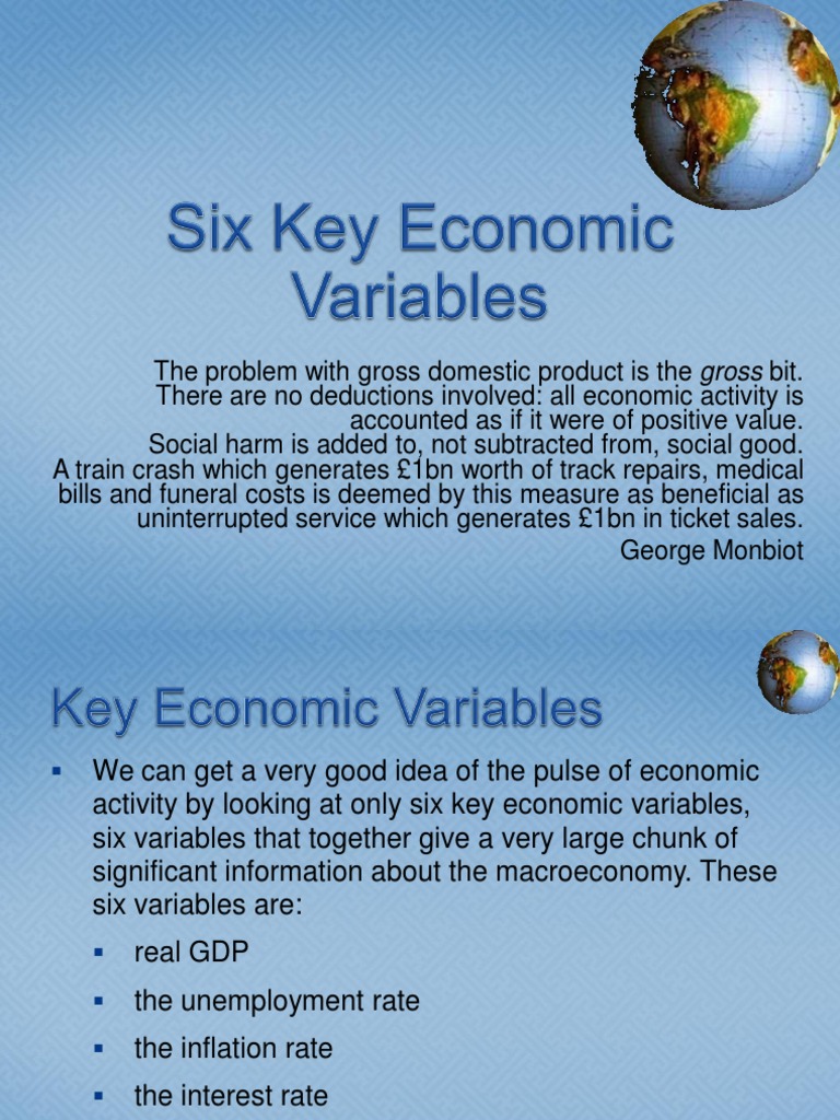 Six Key Economic Variables | PDF | Inflation | Unemployment