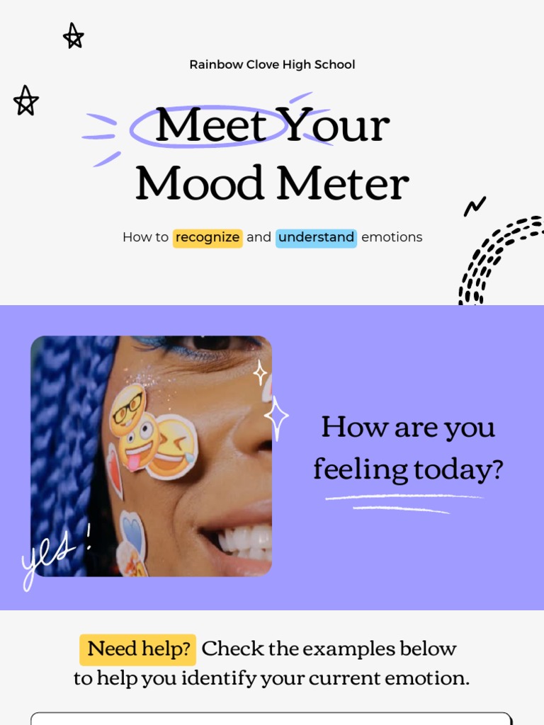 Meet Your Mood Meter: Rainbow Clove High School | PDF
