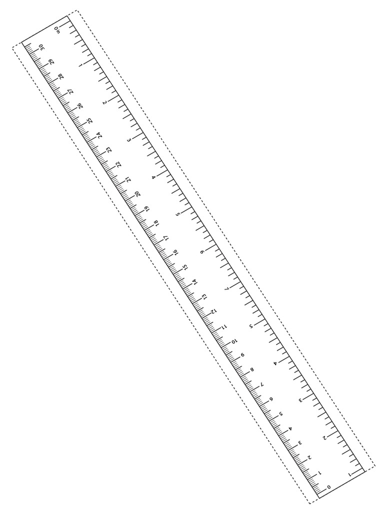 Ruler-12in-30cm-A4-Transparent EDITED | PDF
