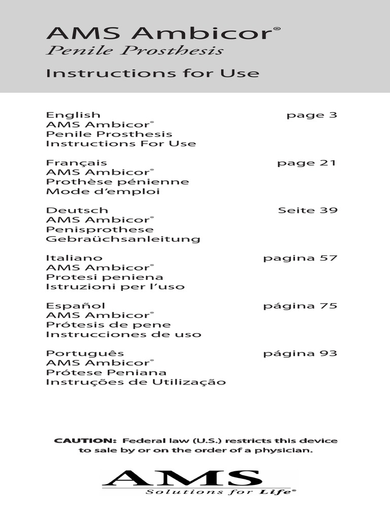 Ambicor IFU | PDF | Magnetic Resonance Imaging | Urinary System