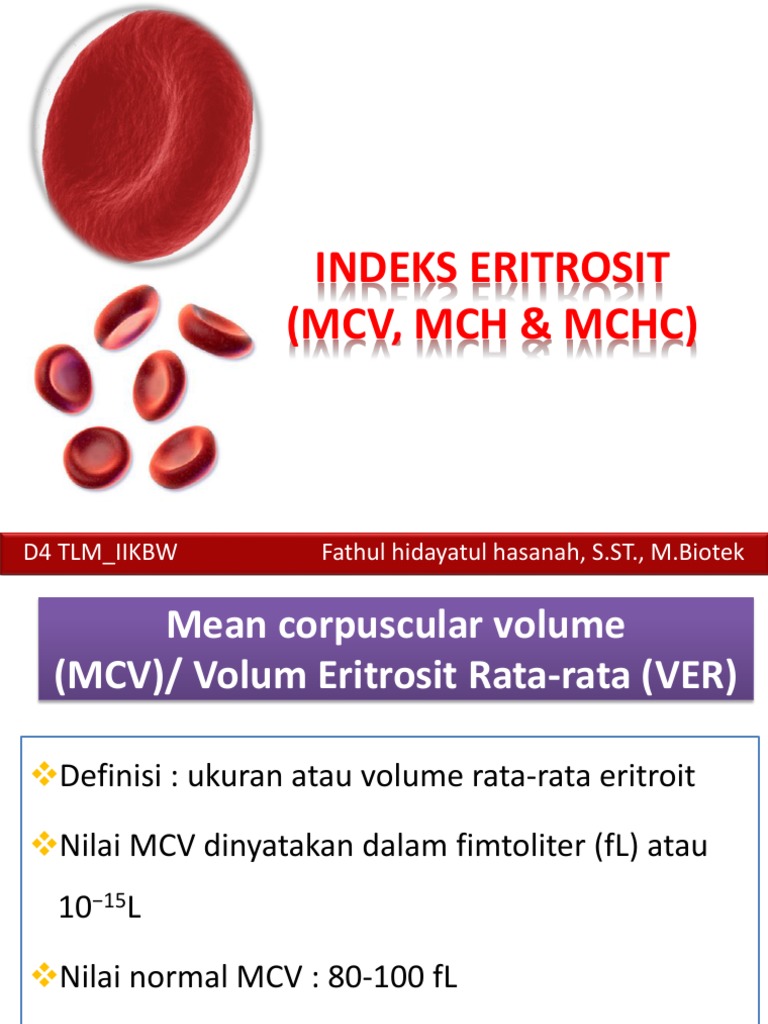 5 - MCV, MCH & MCHC | PDF | Sains & Matematika