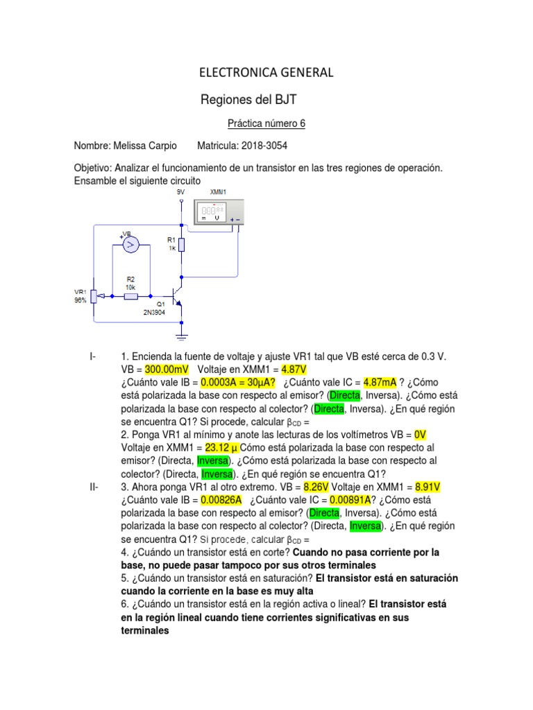 Practica 6 Melissa Carpio 2018-3054 | PDF