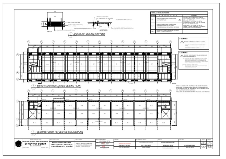 Detail of Ceiling Air-Vent: Section Plan | PDF | Building Materials ...