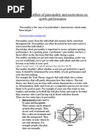 Vealey's Sports Confidence Model | PDF | Metaphysics Of Mind | Behavior ...