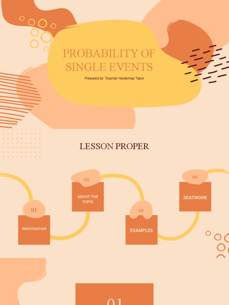 Probability of Single Events | PDF | Probability | Probability And ...