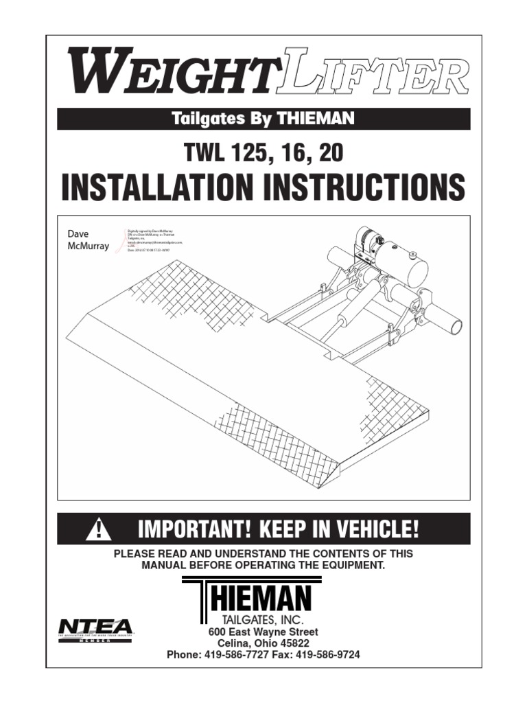 TWL Installation | Download Free PDF | Manufactured Goods | Equipment
