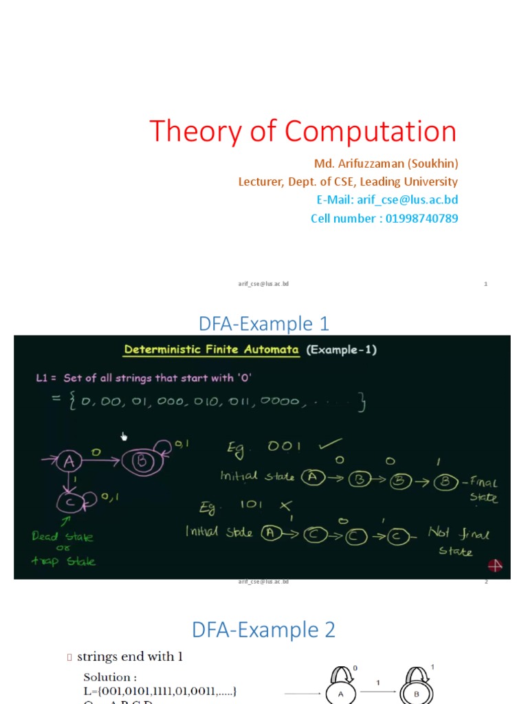 DFA Examples 3227 | PDF | Career & Growth