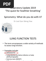 Basics of Spirometry | PDF