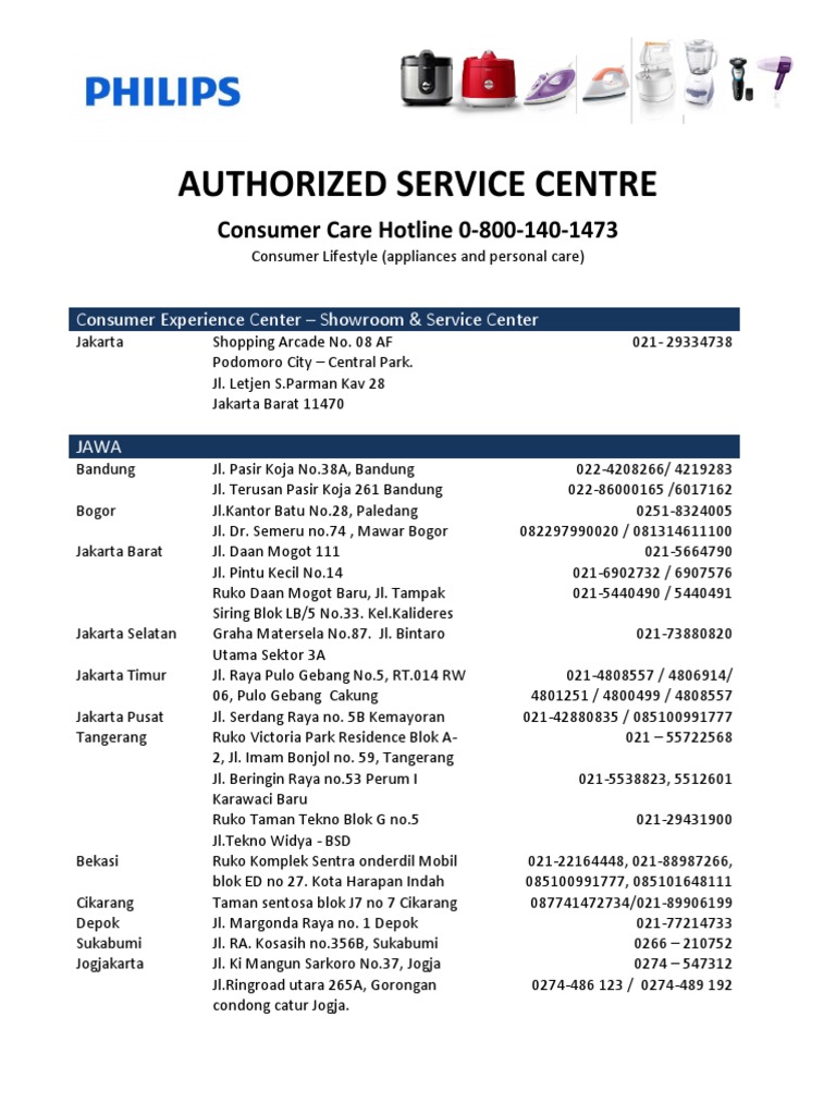 Authorized Service Centre | PDF | Jakarta | Indonesian People