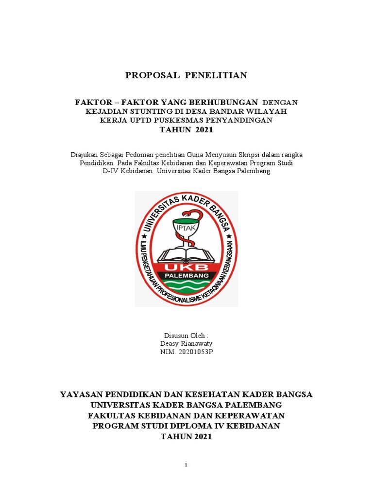 Cover Proposal Baru | PDF