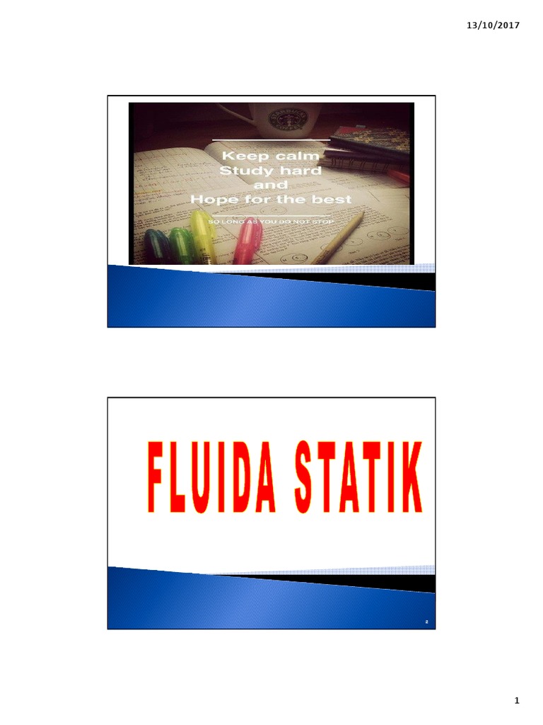 Fluida Statik | PDF