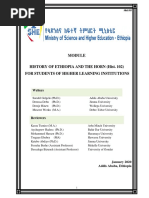 History of Ethiopia & The Horn Unit 1 | PDF | Primary Sources | Ethiopia