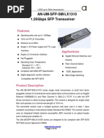HK-SFP-1.25G SFP Module Specifications | PDF