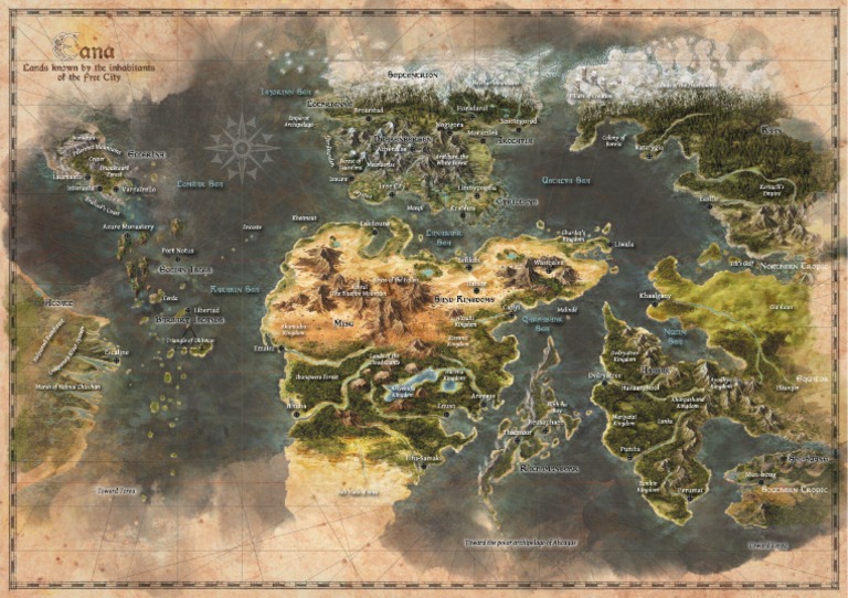 Fateforge Eana Map | PDF