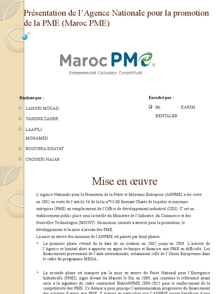 Mpme | PDF | Entrepreneuriat | Petite ou moyenne entreprise