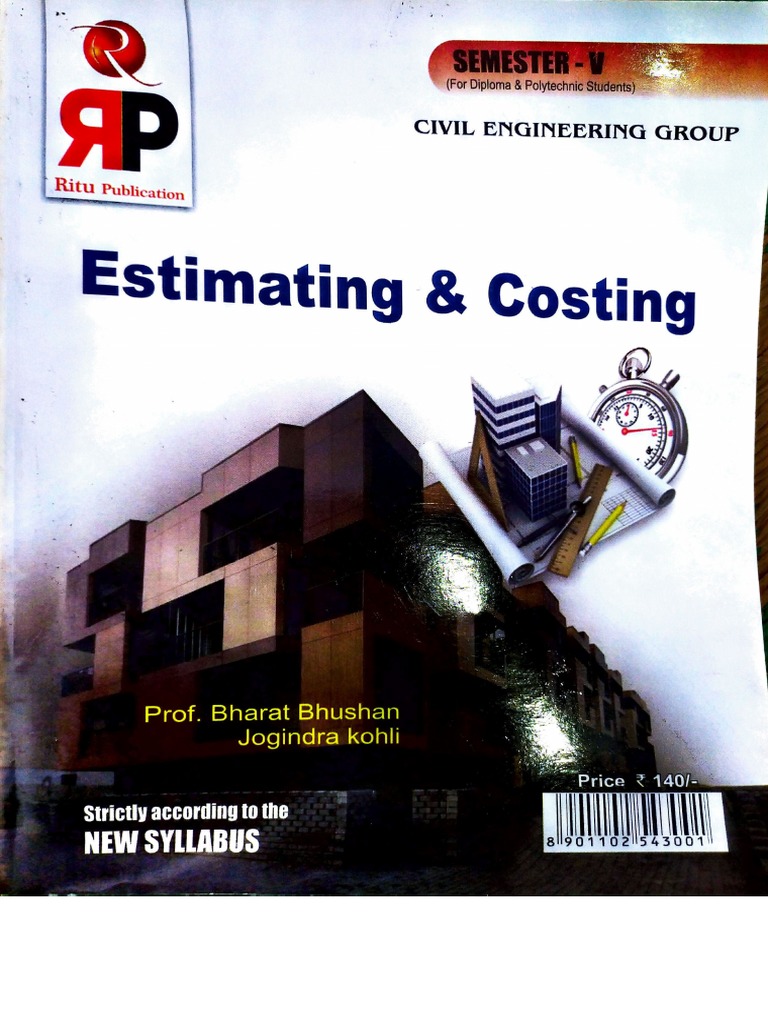Estimating and Costing 5th Sem | PDF