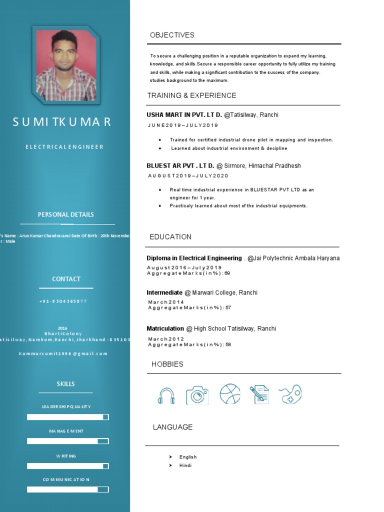 Sumit Resume | PDF | Science And Technology | Engineering