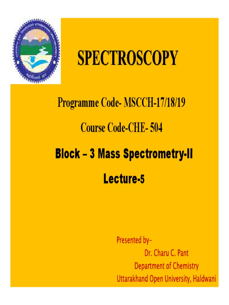 Advanced Mass Spectrometry Guide | PDF | Ion | Chemical Compounds