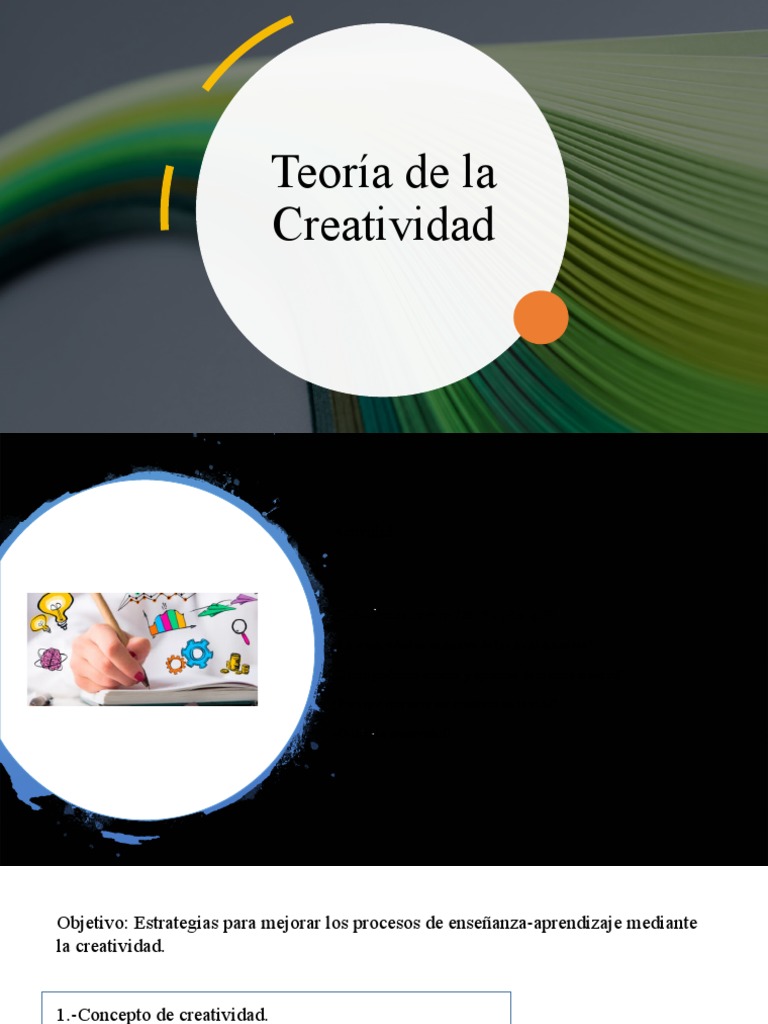 Teoría de La Creatividad 2 | PDF | Creatividad | Procesos mentales