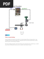 Instrument Loop Testing Procedure-1 | PDF | Specification (Technical ...