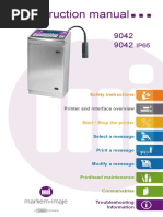 Markem-Imaje 9410/9450 Printer Manual | PDF | Printer (Computing ...