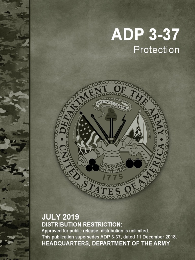 ADP 3-37 Protection | PDF | Weapons Of Mass Destruction | Cbrn Defense