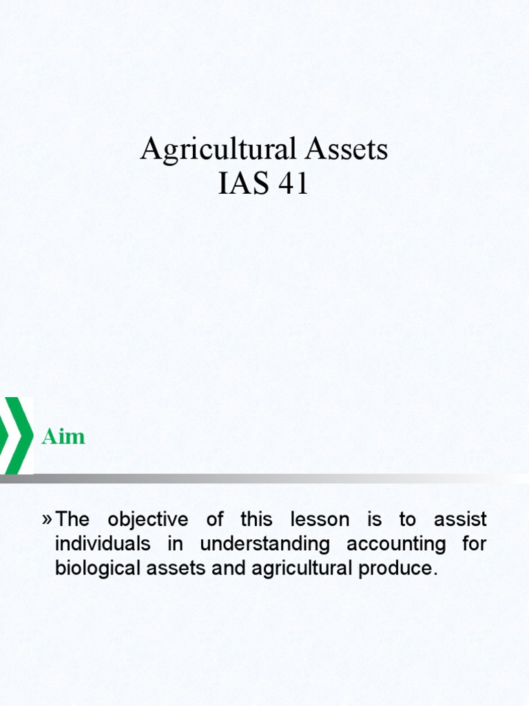 Agricultural Assets Accounting | PDF | Fair Value | Depreciation