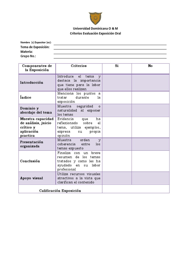 2021 - Criterios de Evaluacion Exposicion - Cond - Animal | PDF