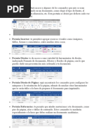 Iconos de La Barra de Insertar en Microsoft Word | PDF | Documento | Imagen