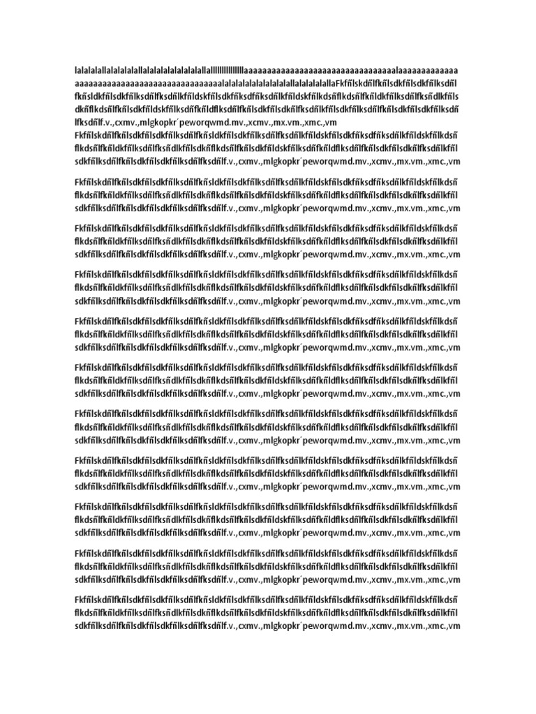 Nonsensical Text Placeholder | PDF | Foreign Language Studies | Wellness