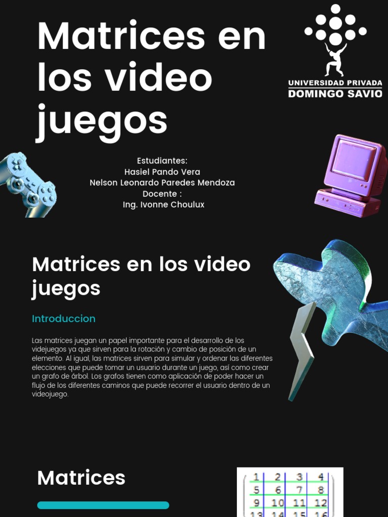Matrices en Los Video Juegos | Descargar gratis PDF | Rotación | Matriz ...