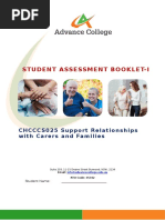 CHCDIS012 Student Assessment Booklet.v1.0 | PDF | Empowerment | Autonomy