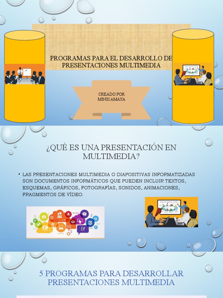 Mejores programas para presentaciones multimedia | PDF | Software ...
