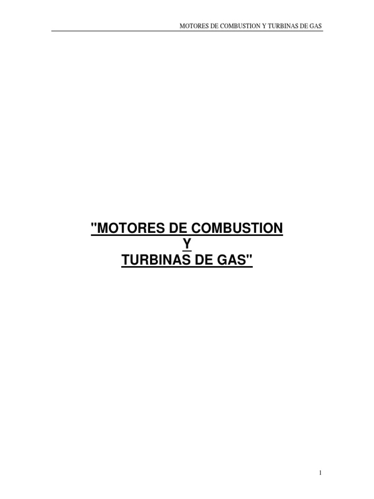 Libro de Motores y Turbinas en General | PDF | Gas natural | Hidrocarburos