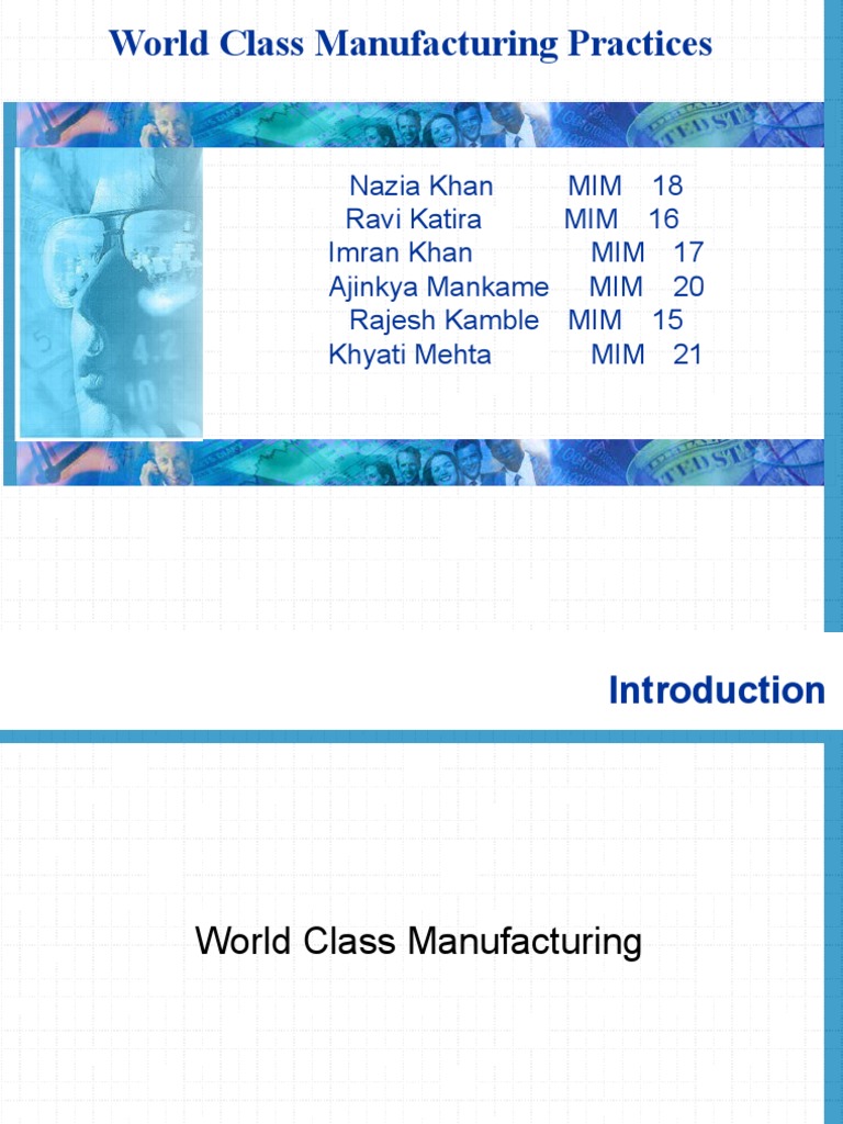 Seven Keys to World-Class Manufacturing | PDF | Business | Economies
