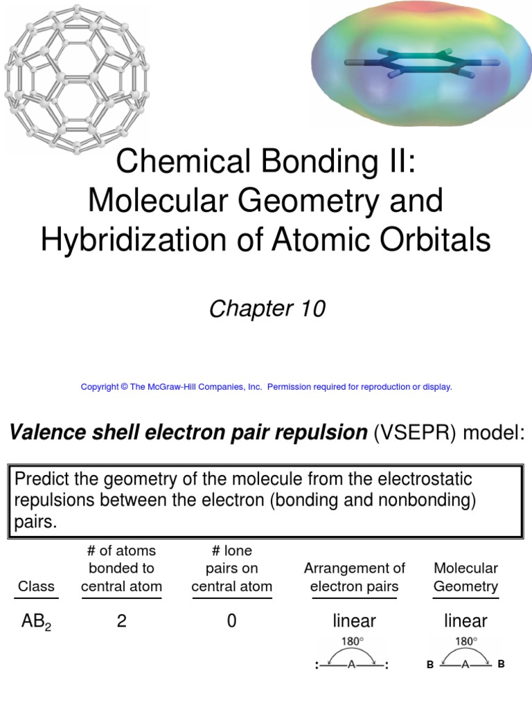 Ch10 - Lecture (Molecular Geometry) | PDF | Chemical Polarity ...