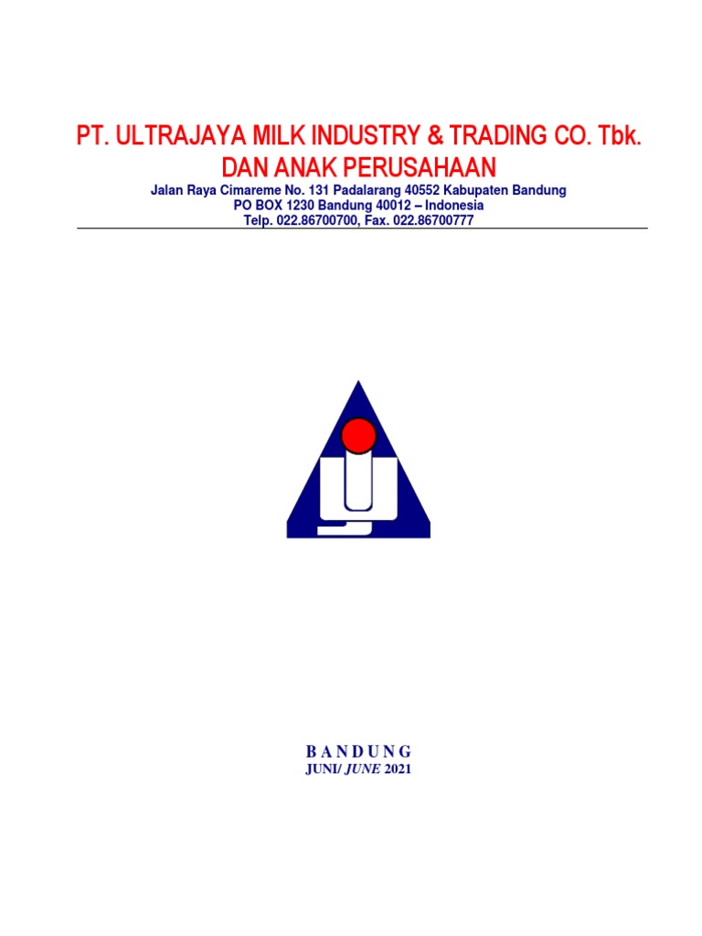 ULTJ - ULTJ Group 1HY 2021 | PDF | Fixed Asset | Equity (Finance)