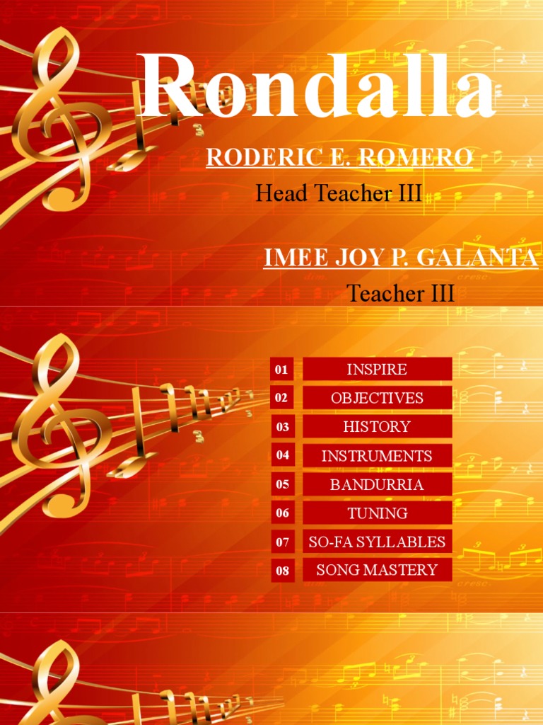 Rondalla: Roderic E. Romero | PDF | Guitars | String Instruments