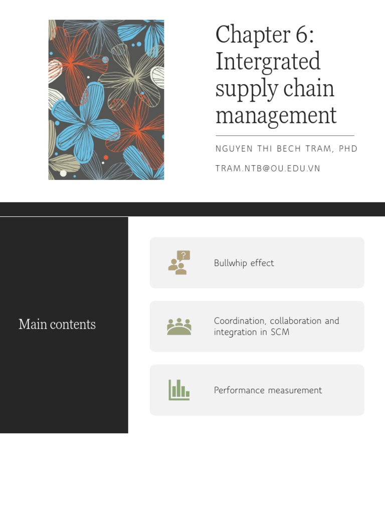 Chap 6 - Intergration | PDF | Supply Chain Management | Business Process Management