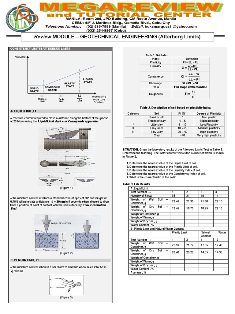 Review Module 21 Geotechnical Engineering 2 Part 1 | PDF | Natural ...